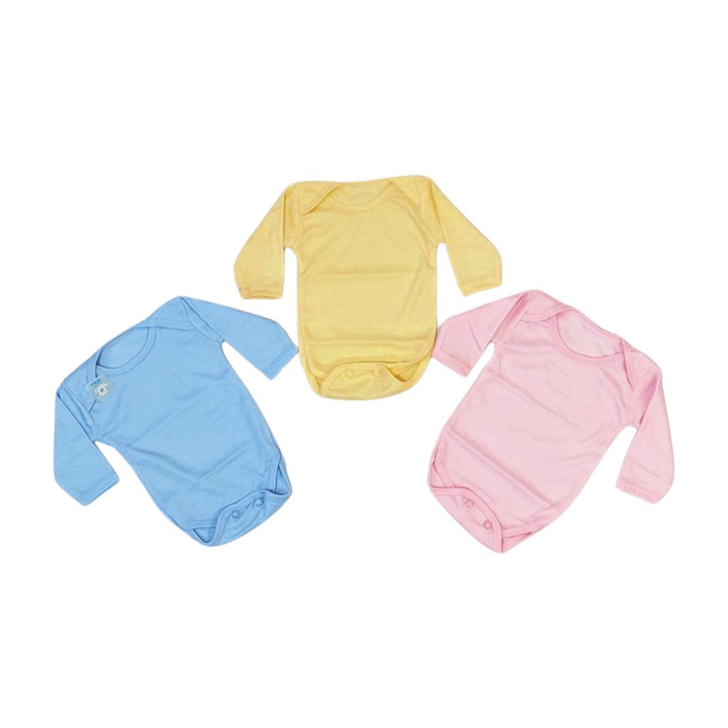 Pack of 3 Multi-Color Baby Bodysuits – Little Family
