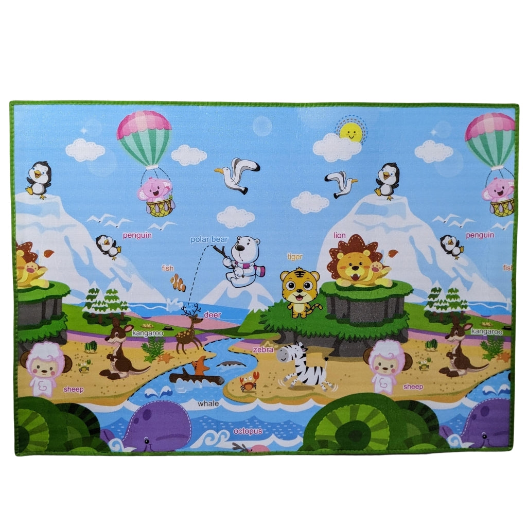 Animal Adventure Play Mat with Educational Design – Little Family