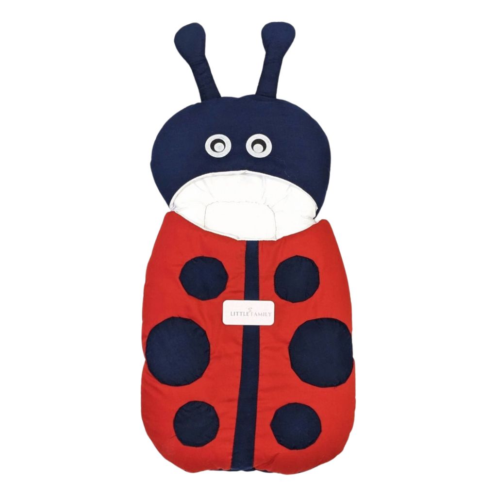 LadyBug Sleeping Baby Carry Nest – Navy Blue – Little Family