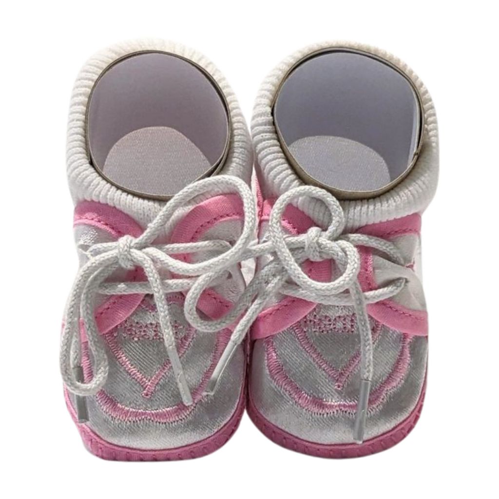 Newborn Soft Lace Booties – Hand-Knitted, Cozy & Adorable – Little Family