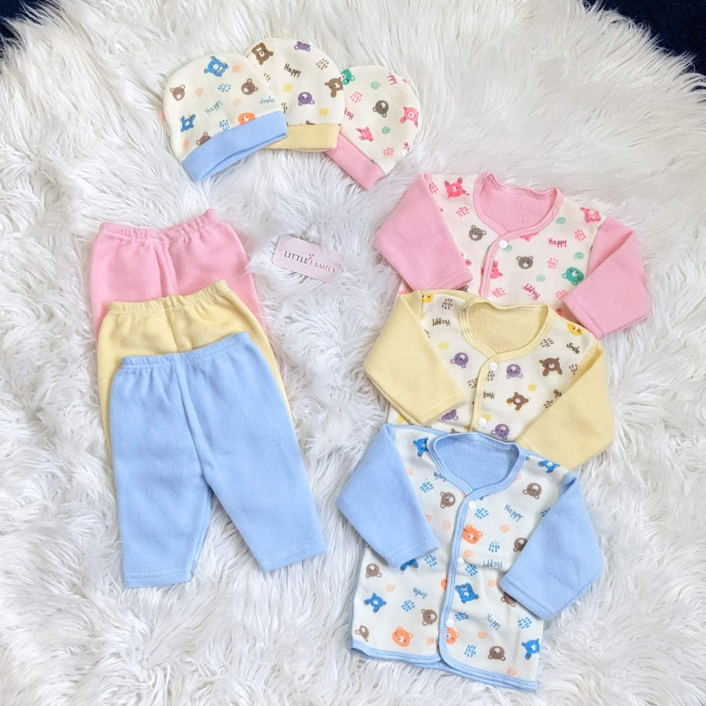Premium Fleece Baby Clothing Set – Pack of 3 – Little Family