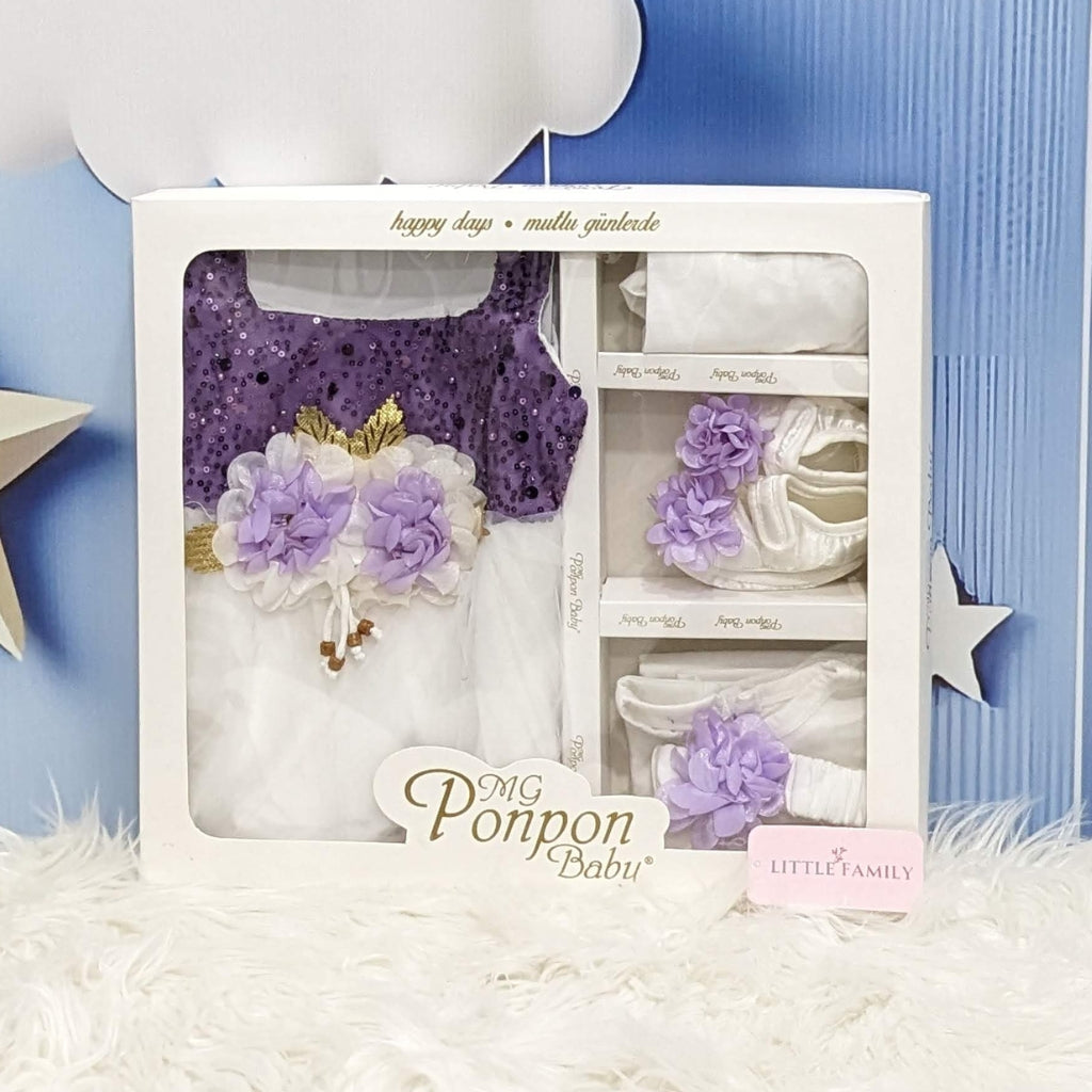 Premium Newborn Baby Frock Set | Pink Butterfly – Little Family